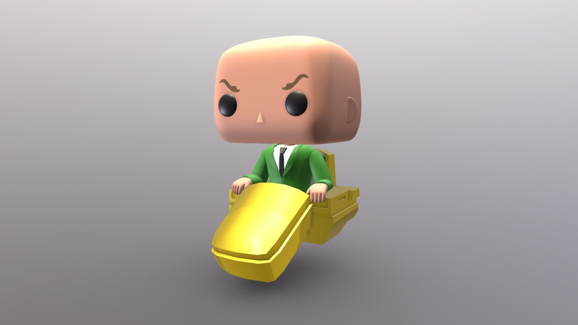 Professor X Funko Pop - 3D model by grammaphic [169831a] - Sketchfab