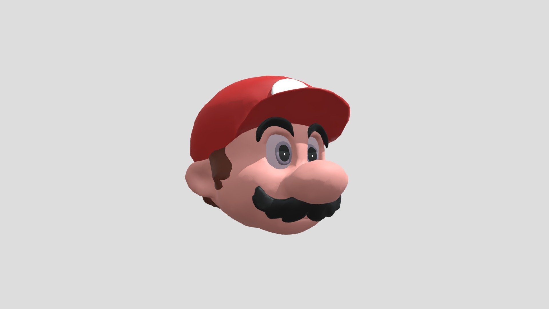 Mario's Head - Download Free 3D model by ruthromantic [1698614] - Sketchfab
