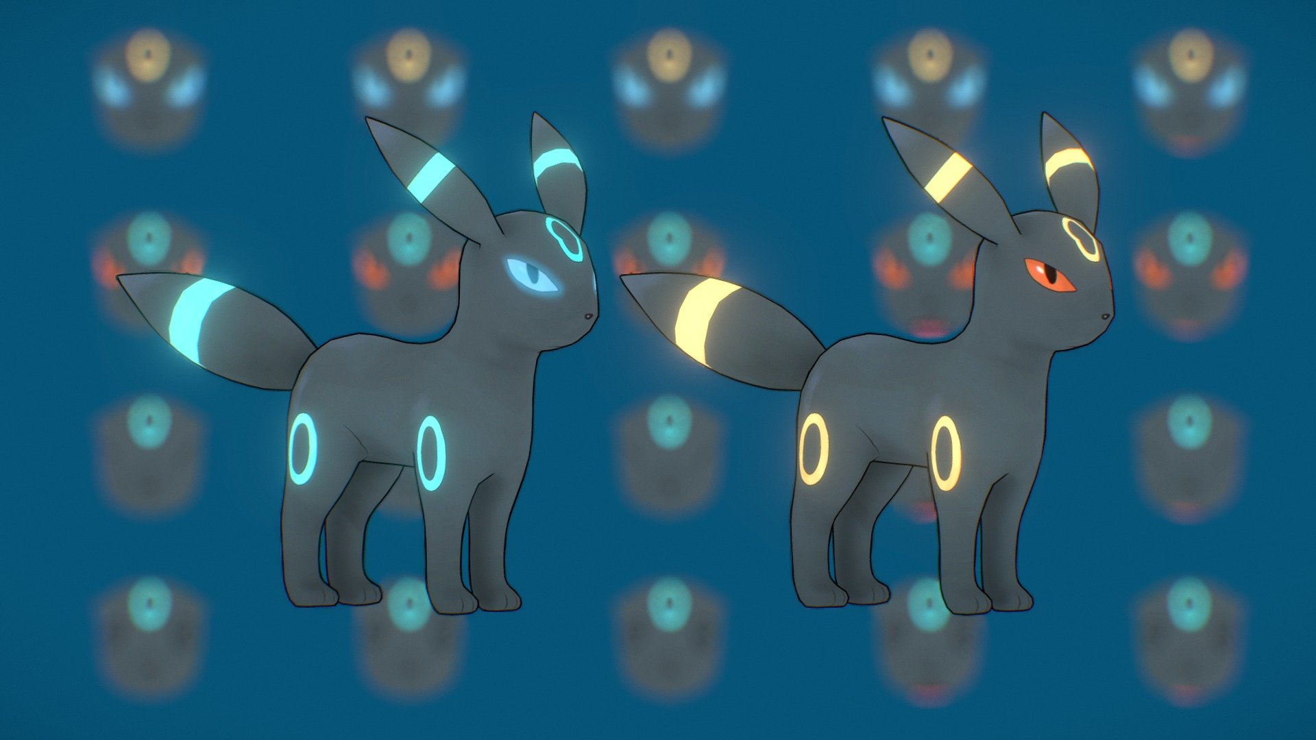 Umbreon - Download Free 3D model by Eleanie [169a55f] - Sketchfab