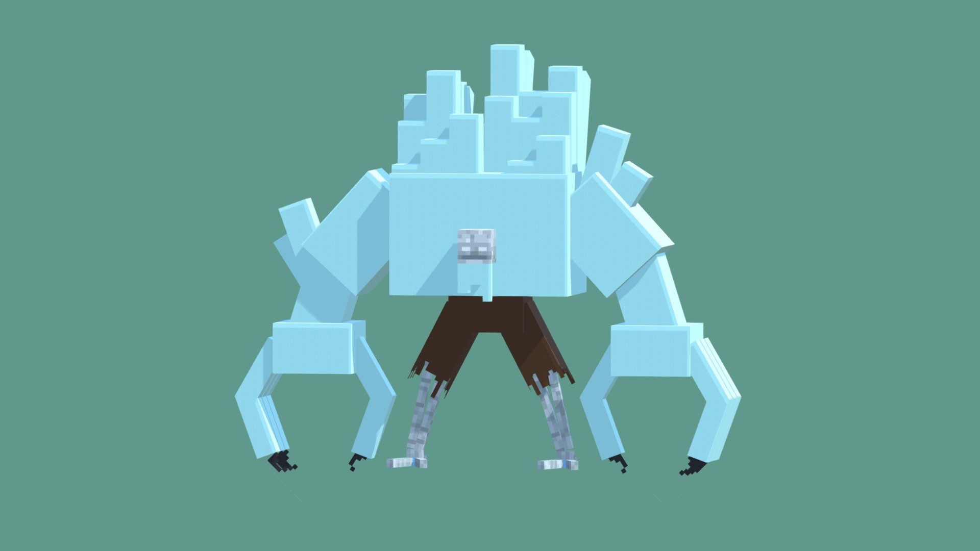 Ice Golem - Download Free 3D model by CoolPixelpro [169a876] - Sketchfab