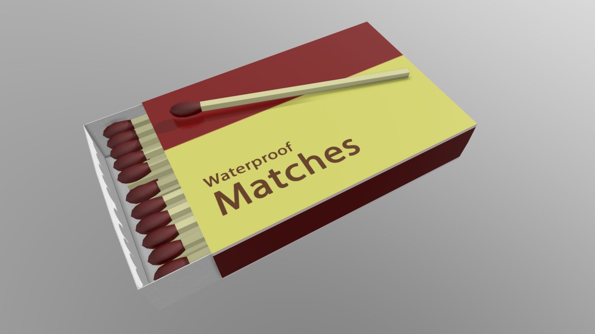 Match Box - Download Free 3D model by Nadir (@thewalkdead28) [169bf39 ...