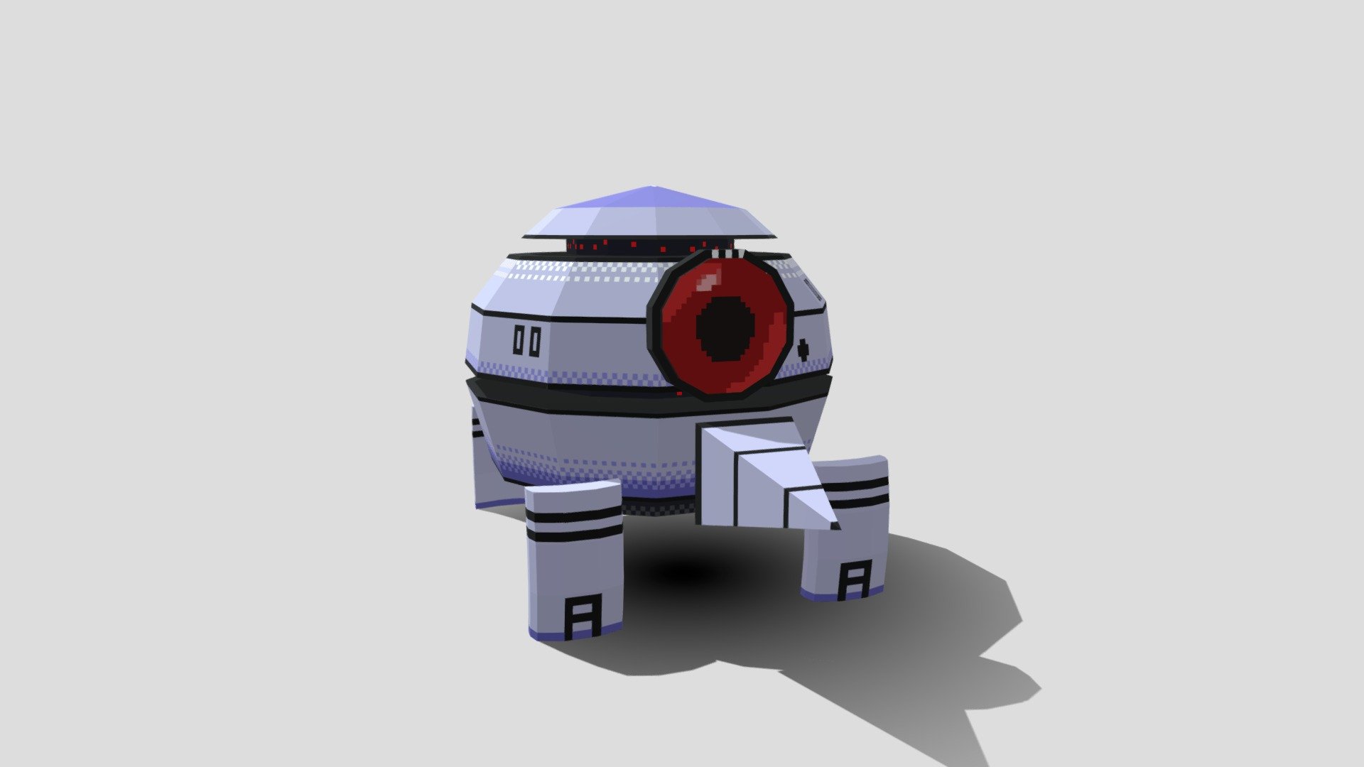 Walking Turret - 3D model by cerosfx [169c6f7] - Sketchfab