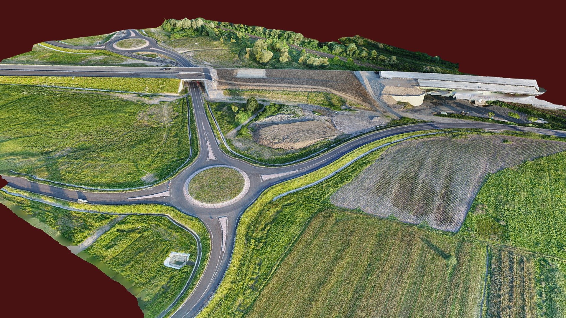 Nod rutier A1 langa Gothatea - Ilia - 3D model by FILMARECUDRONA ...