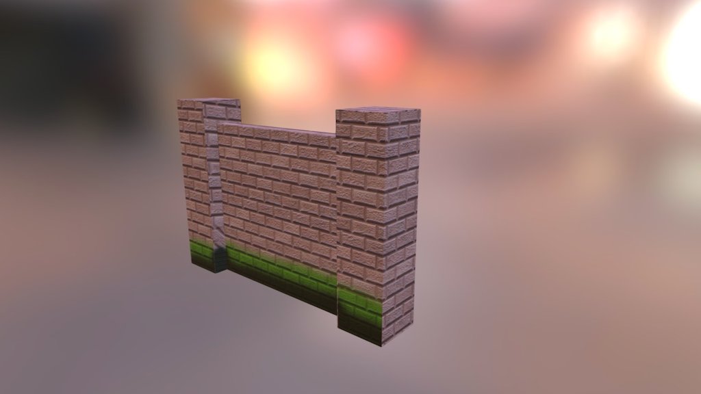 Wall with mud - Download Free 3D model by Gunnar Correa (@gunnarcorrea ...