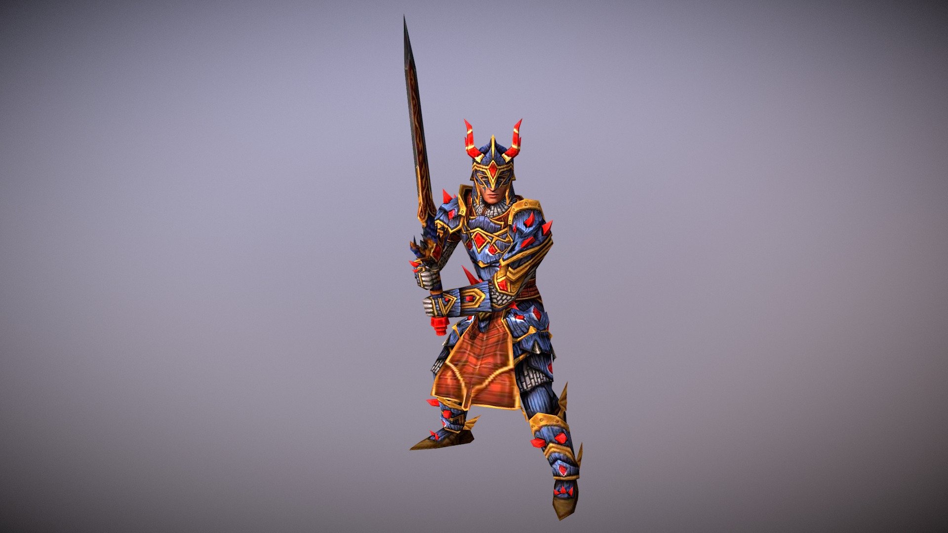 EDLM Warrior - 3D model by Virtual Realms (@VRCat) [169f72f] - Sketchfab