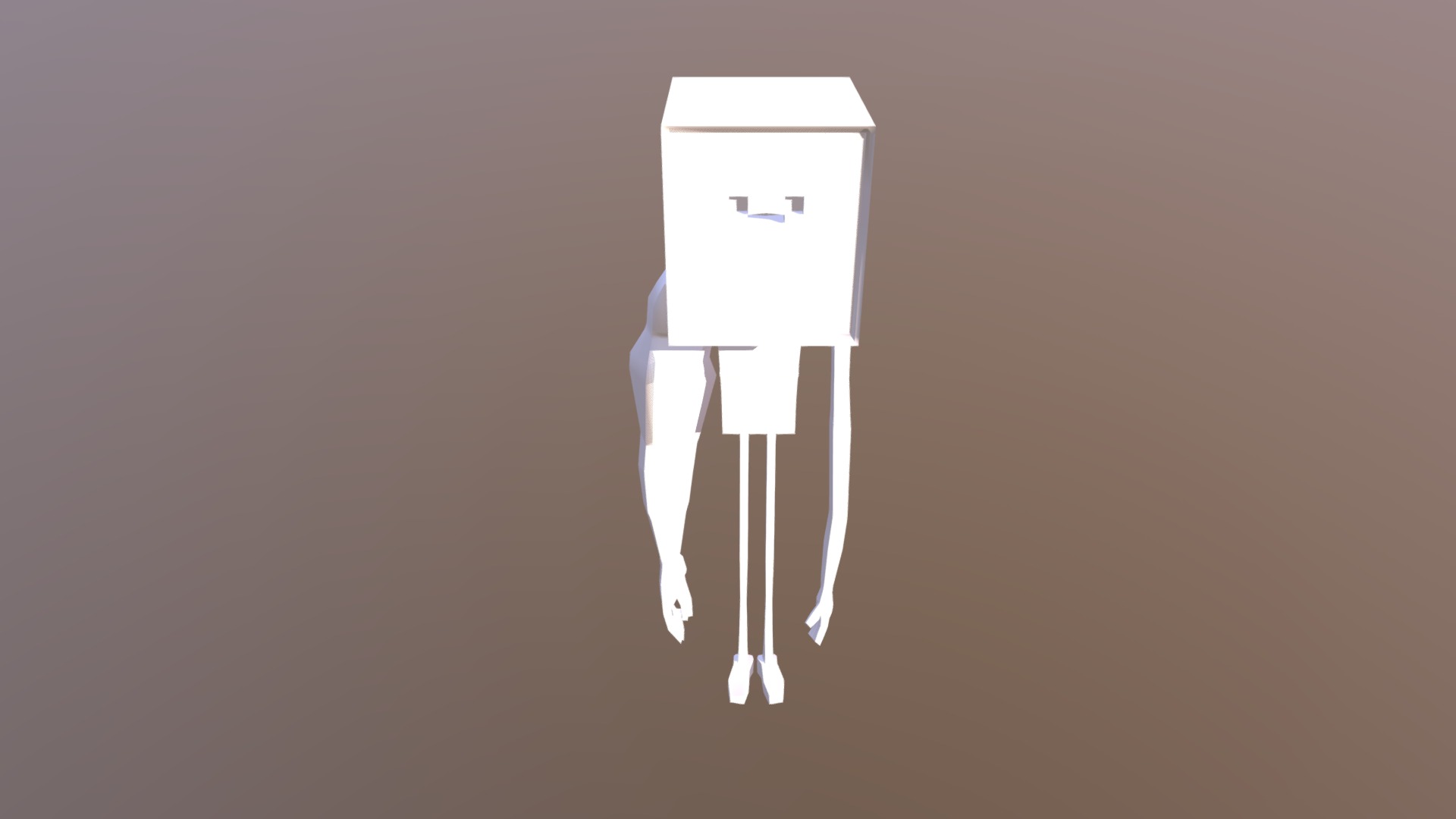 Cube Man - 3D model by cck3017cck [169fbe4] - Sketchfab