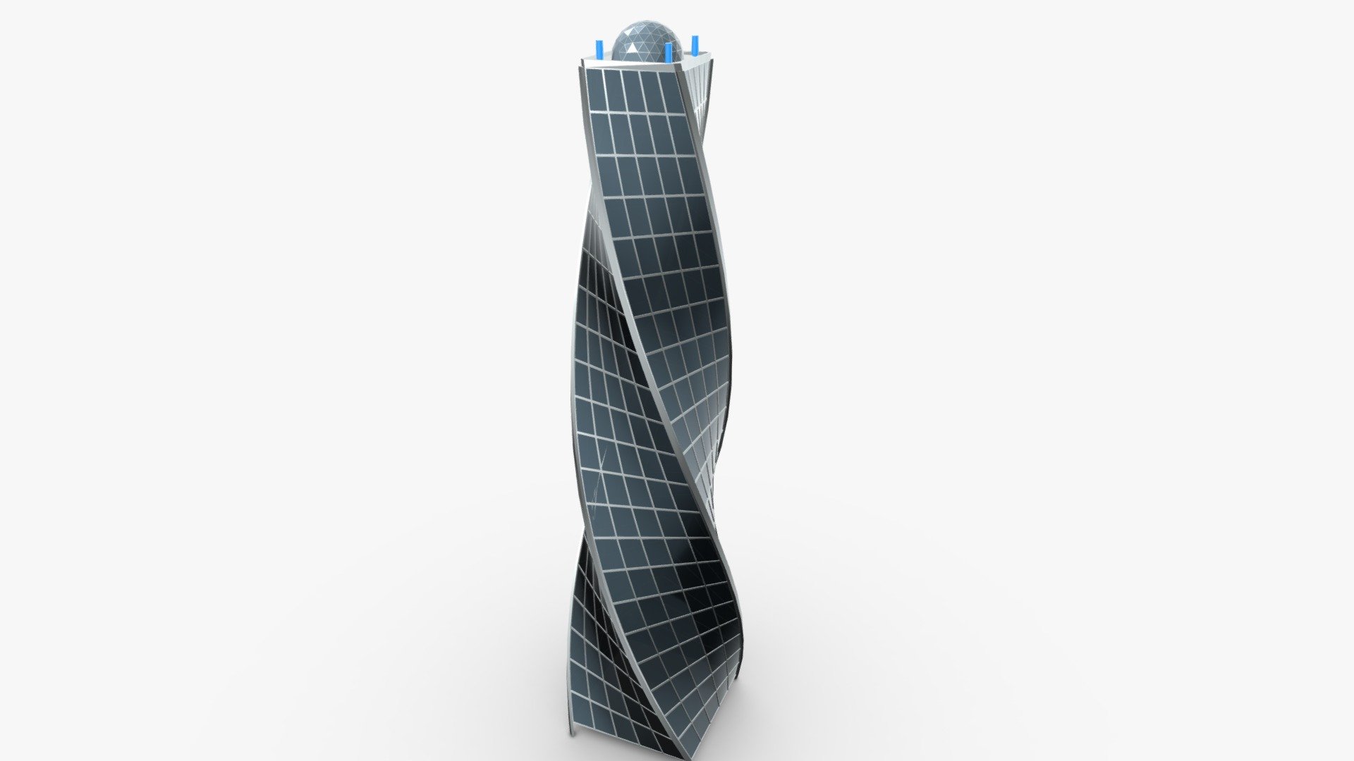 Futuristic Skyscraper - Buy Royalty Free 3D model by rolffimages ...