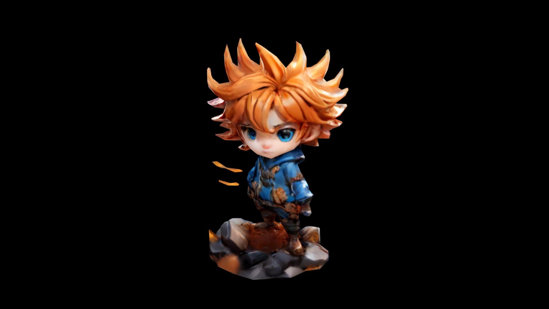 Anime character Licht Licht, an animated charact - Download Free 3D ...