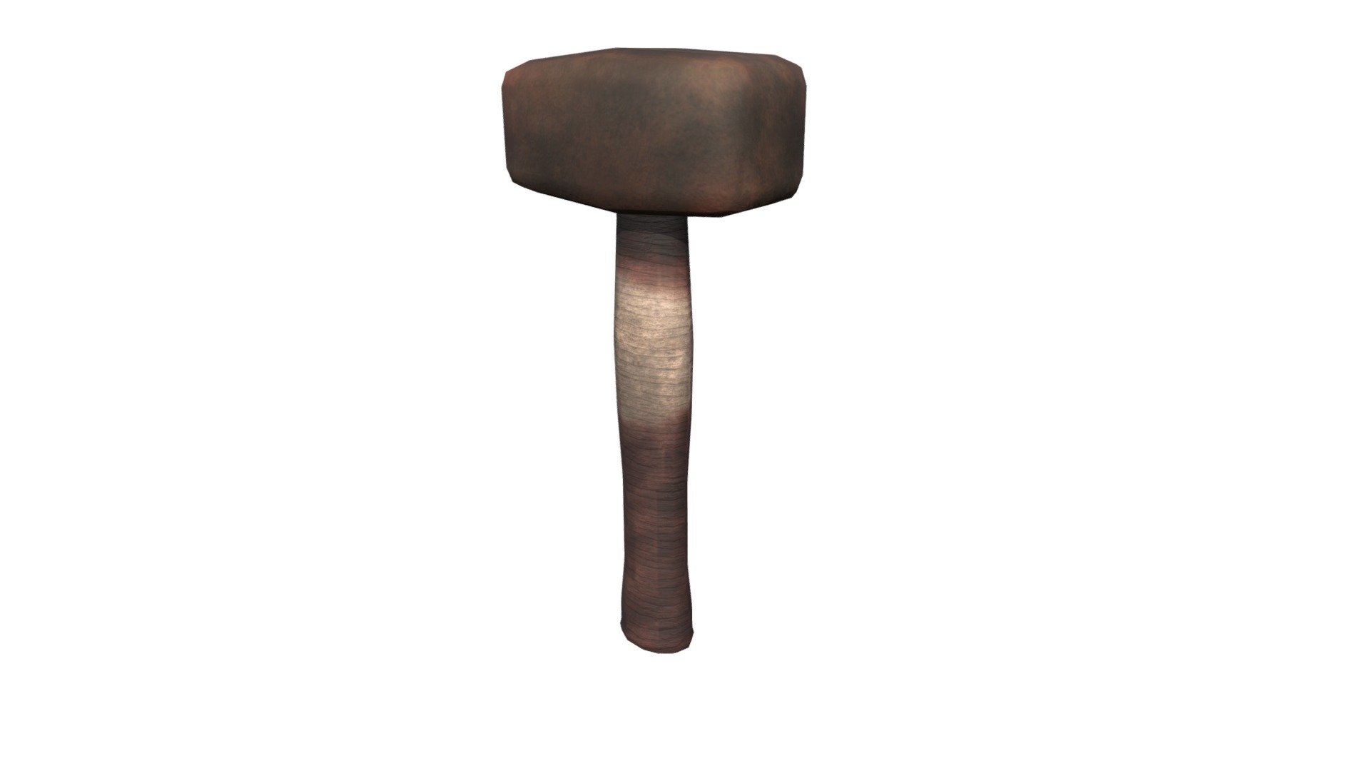 Hammer 2 weapon for gaming / low poly - Buy Royalty Free 3D model by ...