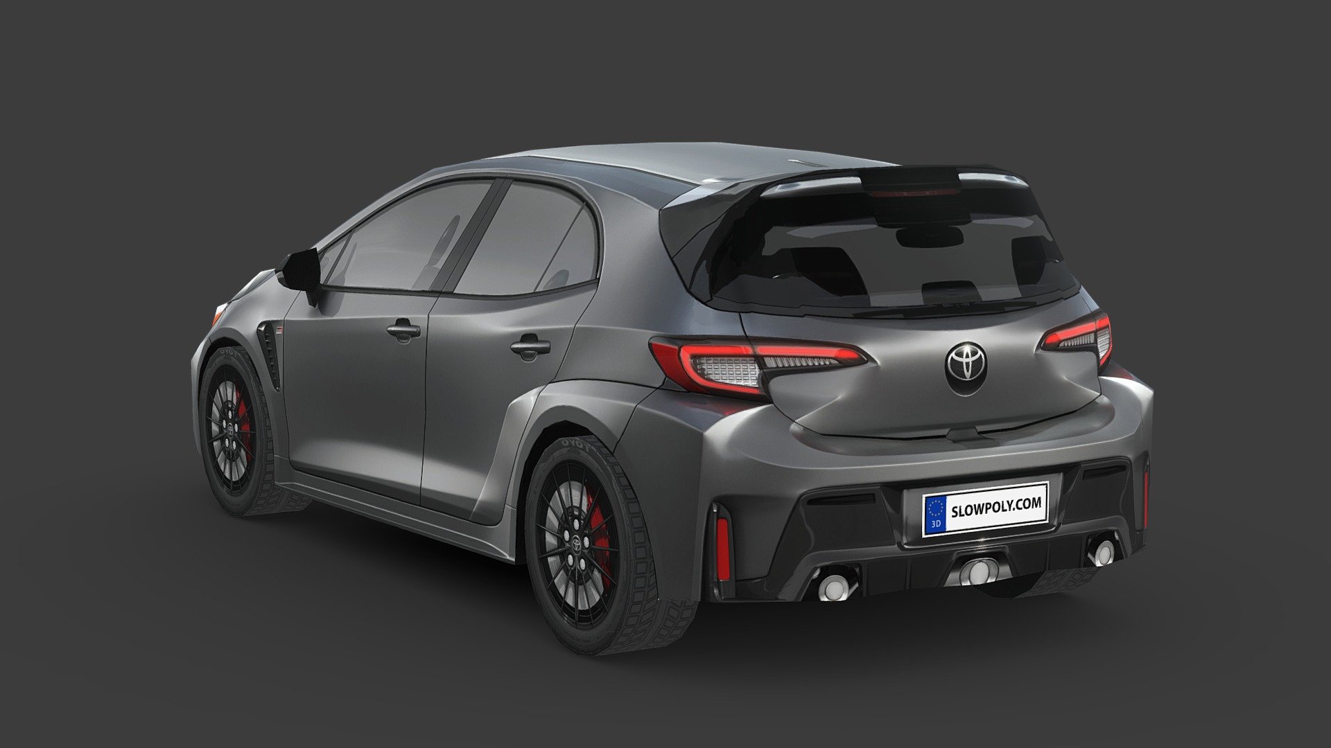 Toyota GR Corolla - 3D model by slowpoly [16a4c19] - Sketchfab