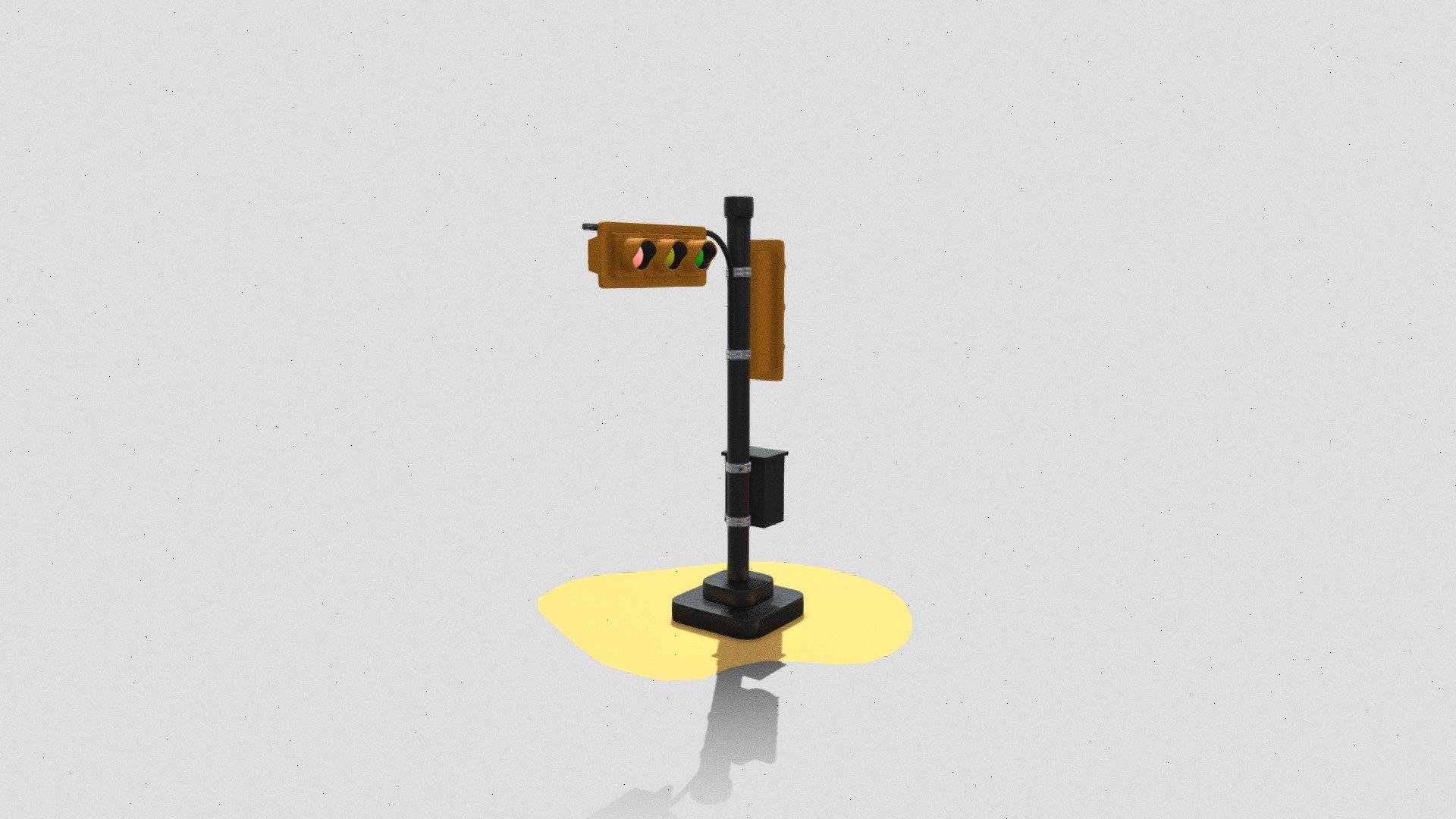 TRAFFIC POST-blender3d model - Download Free 3D model by borhanpias ...