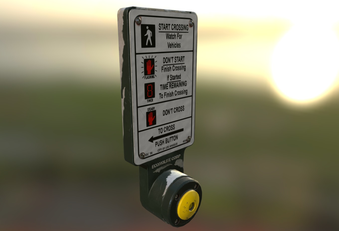 Crosswalk Button - 3D model by strongin3d [16a7eef] - Sketchfab