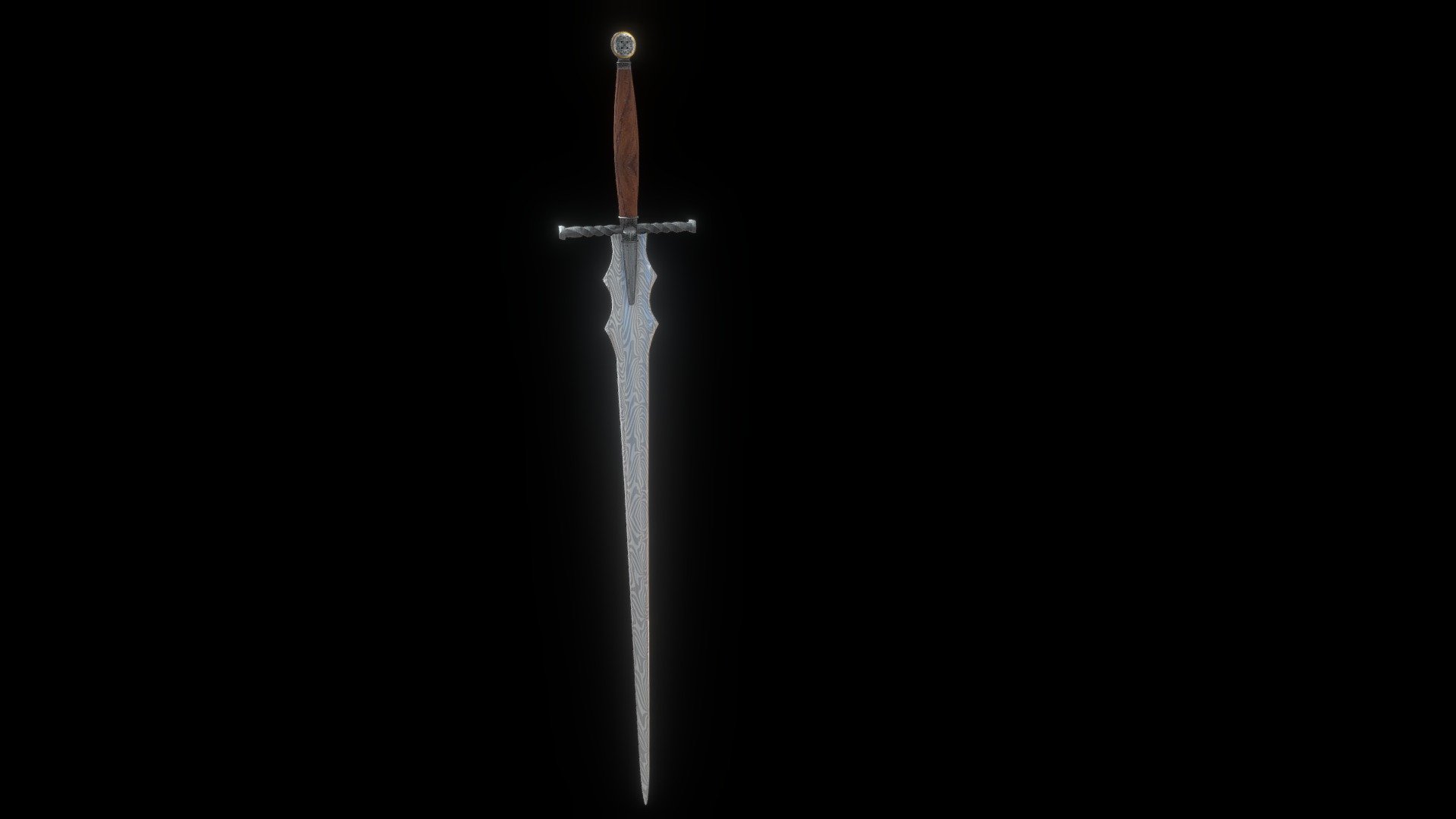 Longsword - 3D model by Matt Hazelworth (@MattHazelworth) [16a8b78 ...