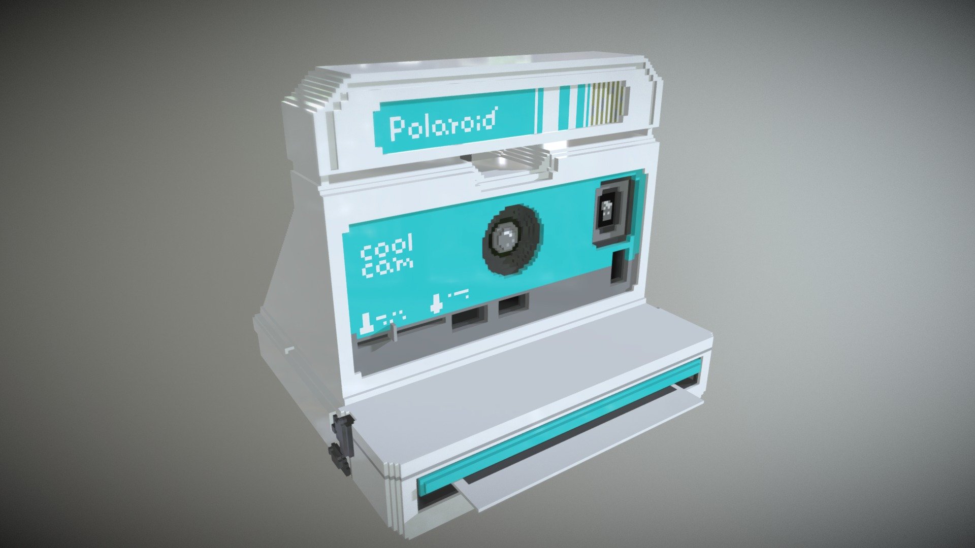Polaroid Camera | VoxelArt - 3D model by liamartist [16a8fae] - Sketchfab