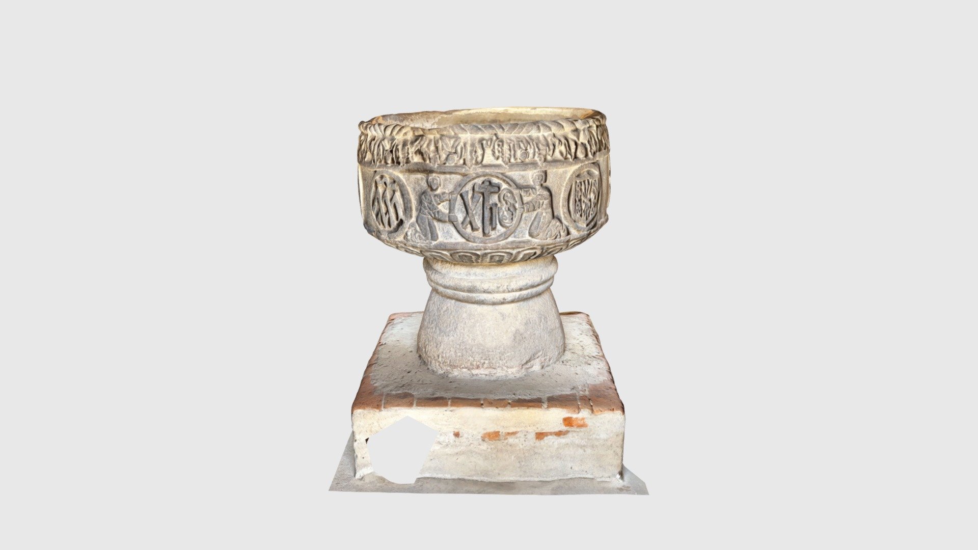 Fuente bautismal Tecali - Download Free 3D model by aarton [16a95b8 ...