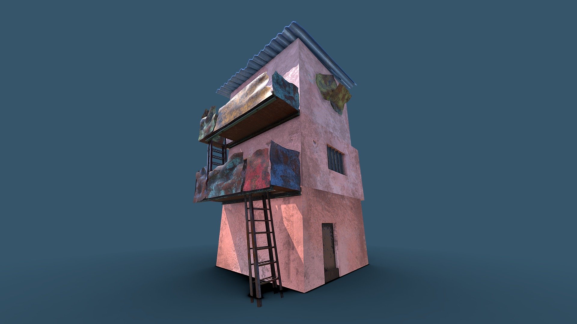 Slum_House - Download Free 3D model by PolyPixel (@installvirus6 ...
