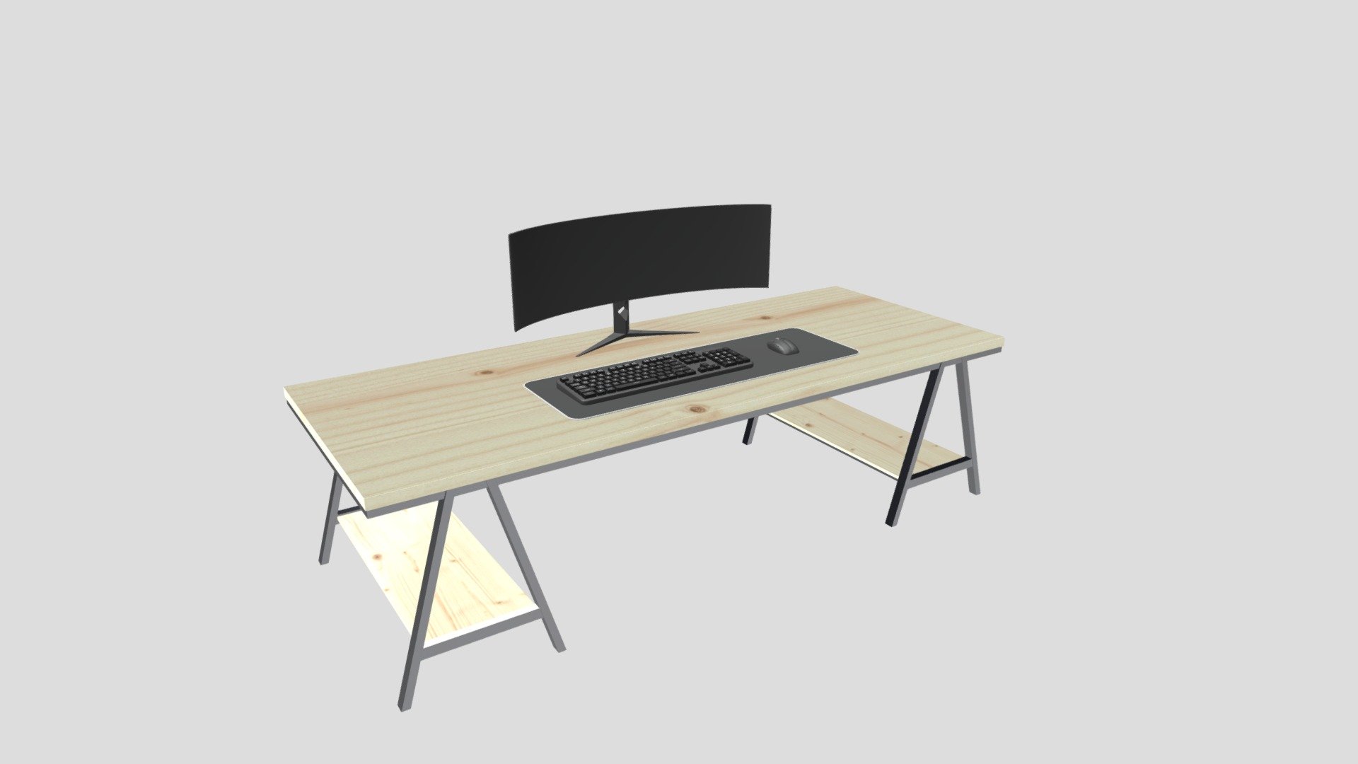 Minimalist PC Setup - Download Free 3D model by MashiMaro1924 ...