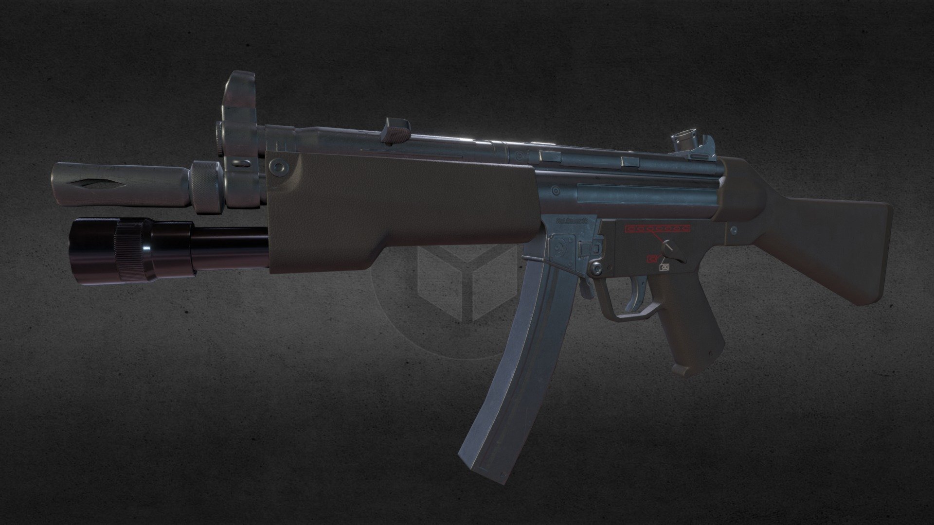 MP5 - 3D model by Ulfen [16abed7] - Sketchfab