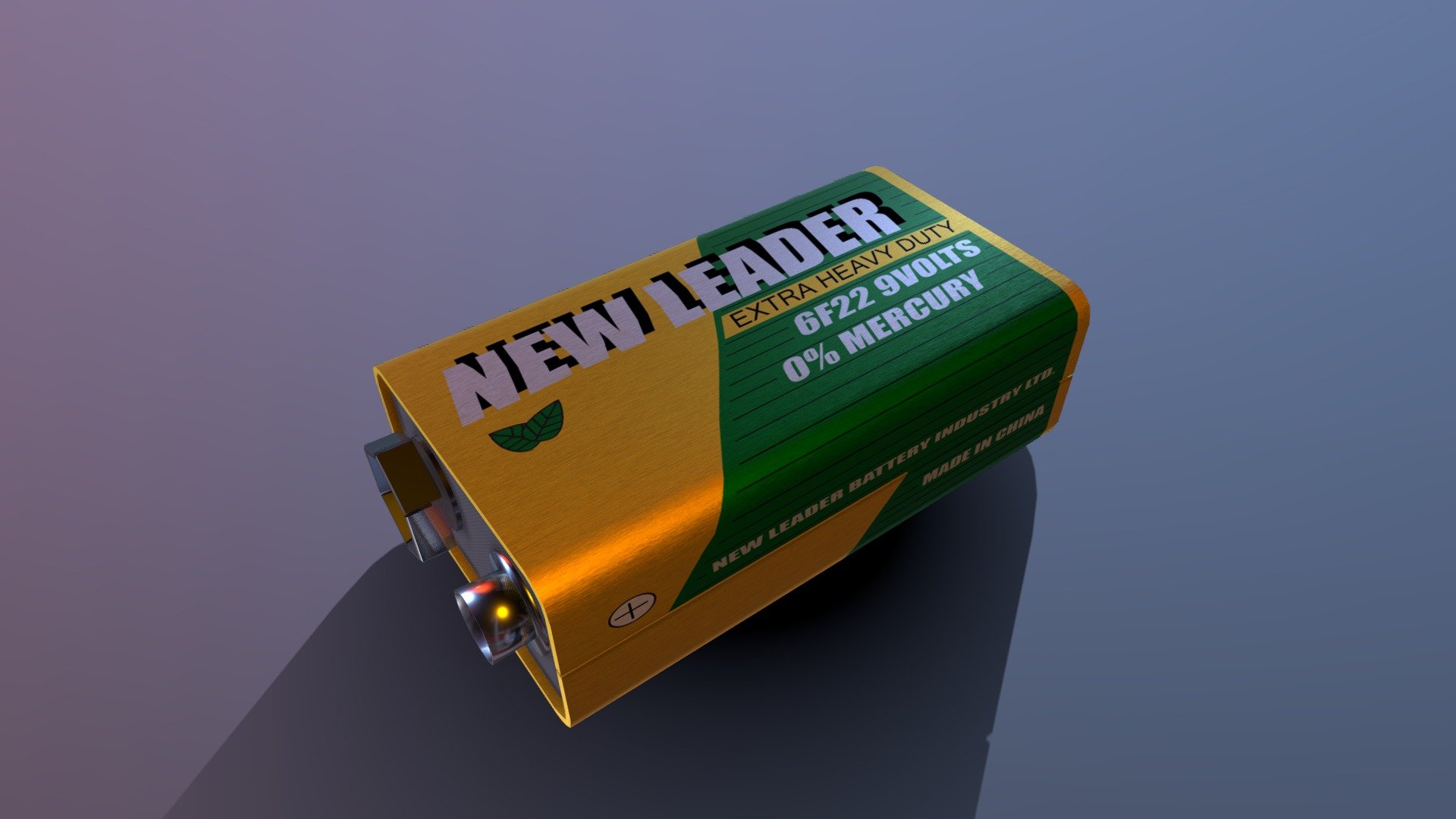 9V Battery New Leader - Download Free 3D model by tgtom [16b0c38 ...