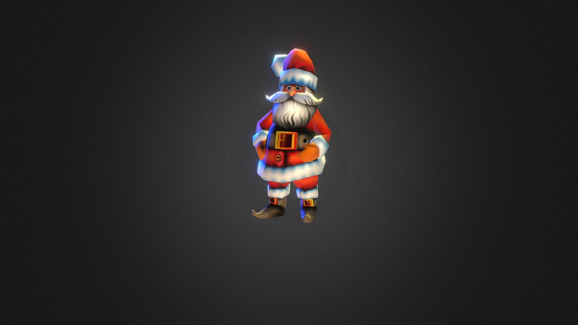 Lowpoly Santa - Buy Royalty Free 3D model by Akseley [16b145f ...