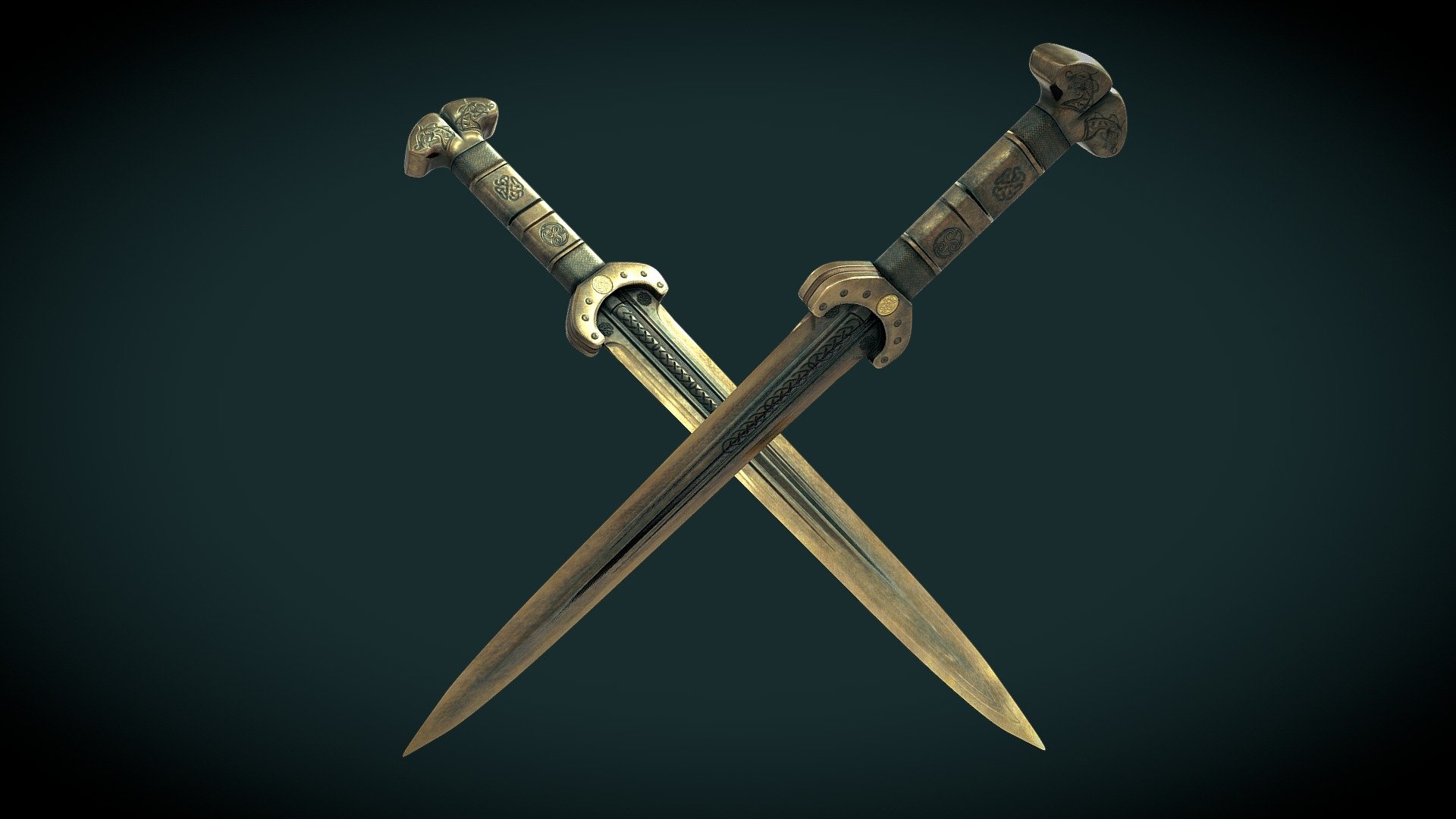 Bronze Blade - Dagger - 3D model by Labicko [16b16a0] - Sketchfab