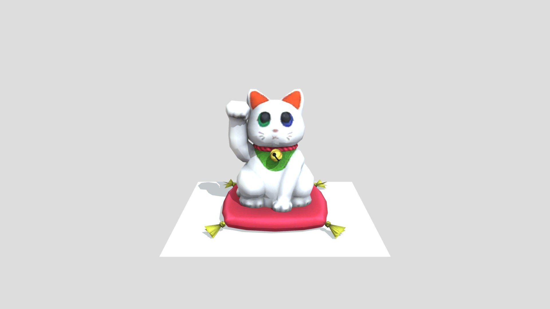 Maneki Neko - Download Free 3D model by Tigerar1 (@allanromanreyes ...