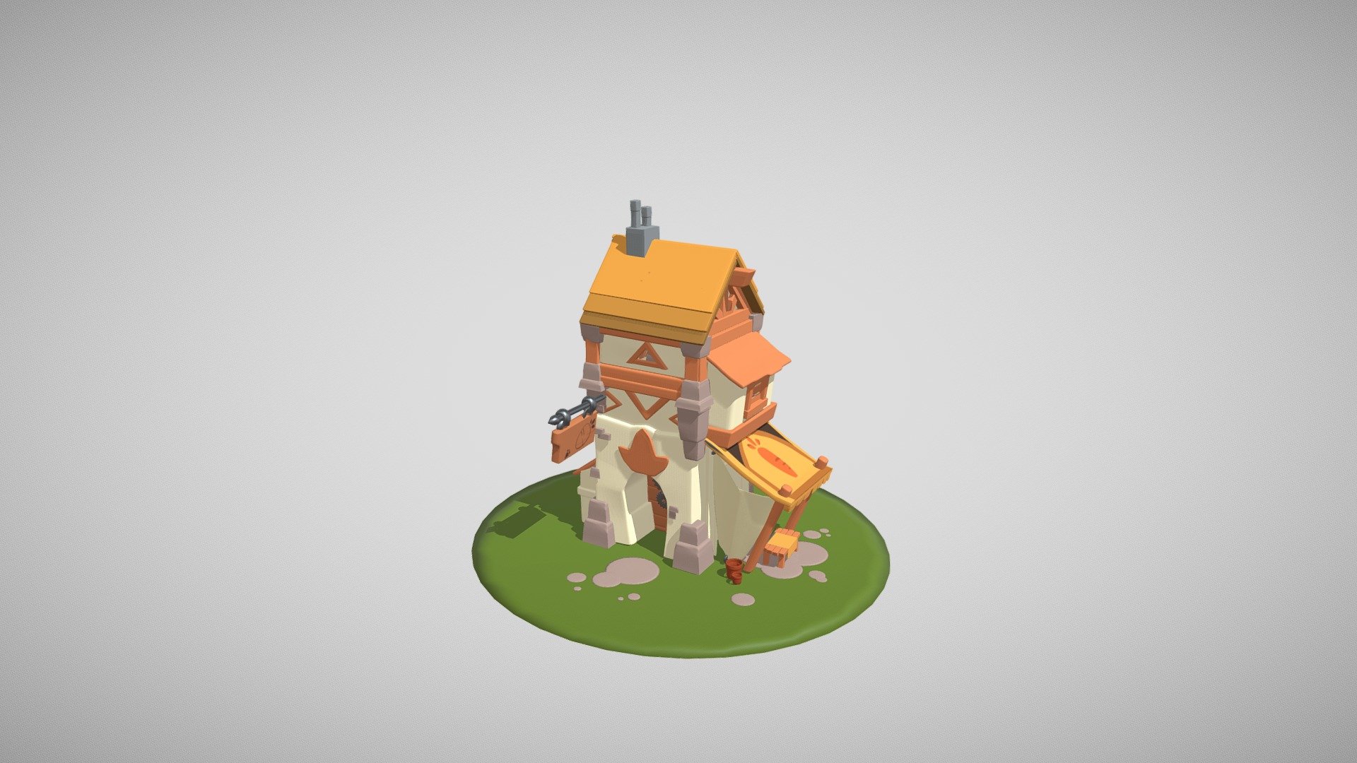 3D Shack Model - 3D model by JasmineLO21 [16b28ad] - Sketchfab