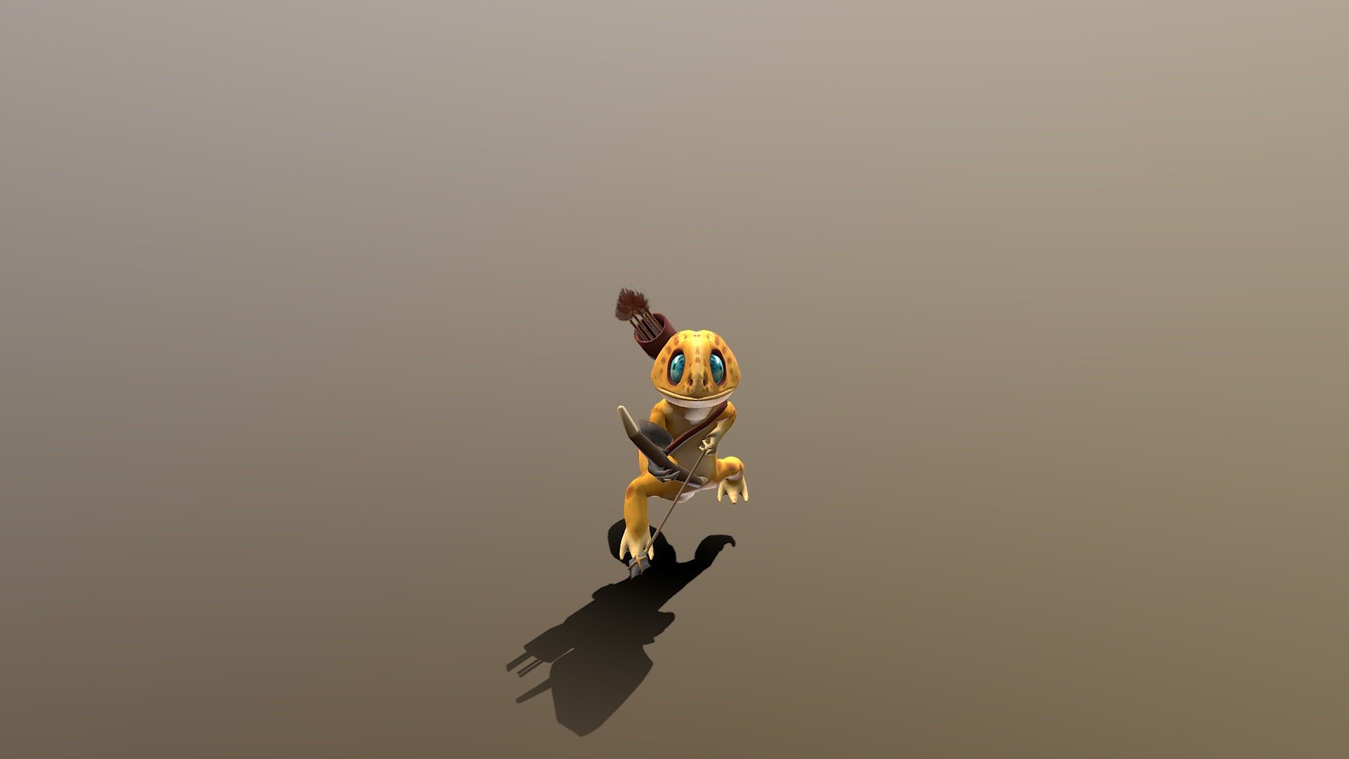 Lizard Archer - 3D model by kevinmaida [16b3531] - Sketchfab