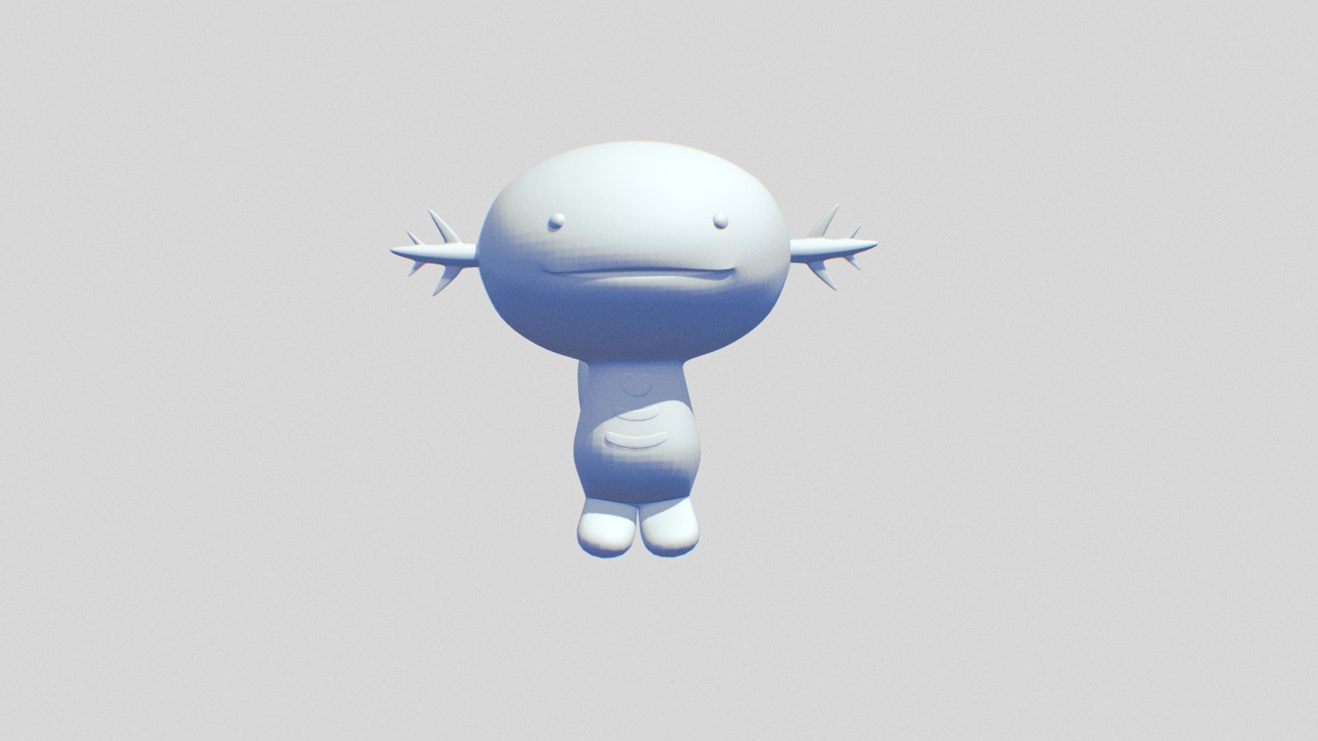 3D Character Modelling "Wooper" - Download Free 3D model by Twta.3D ...