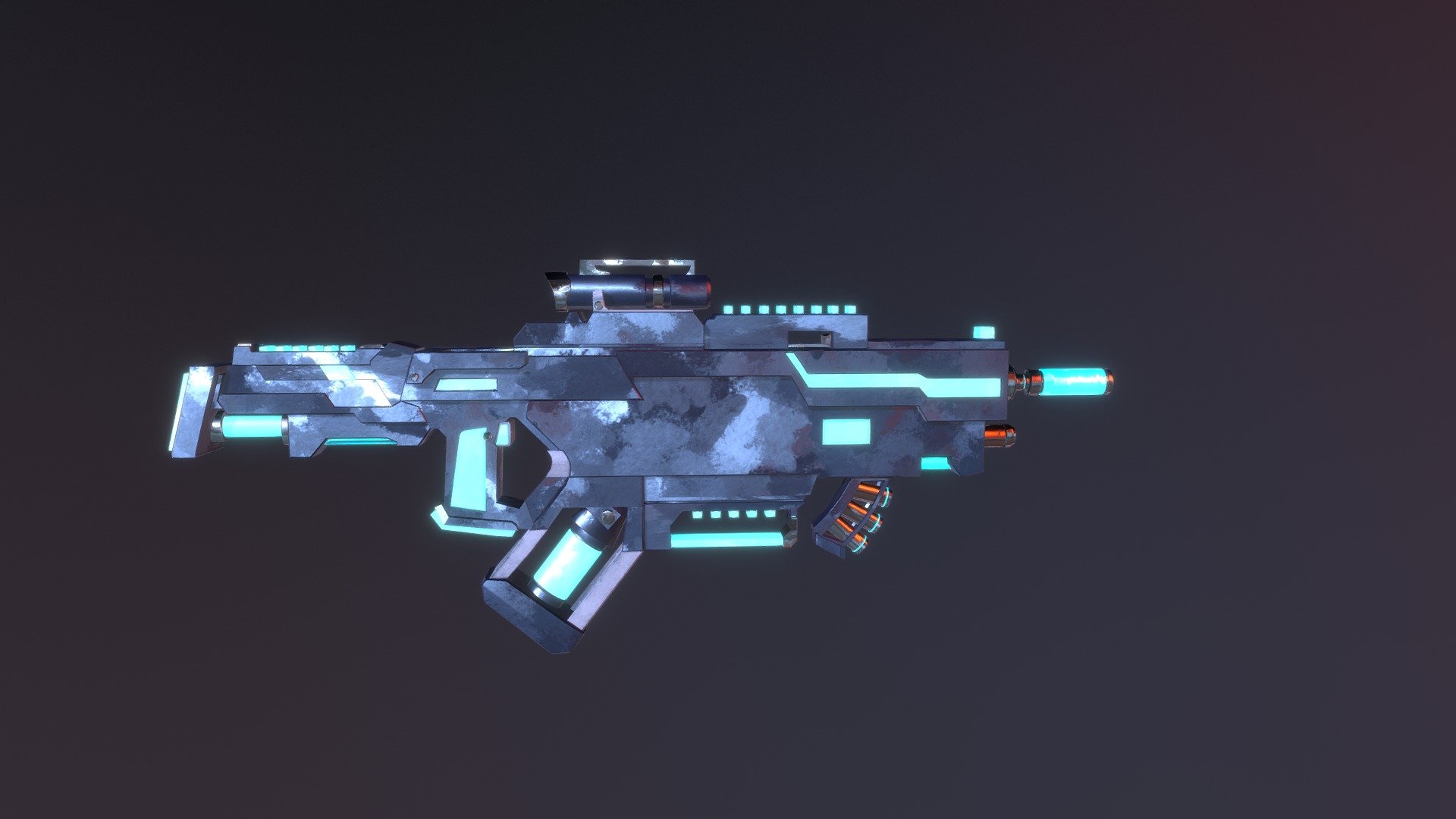 Assault Rifle - 3D model by aaroncostello [16b5d8b] - Sketchfab