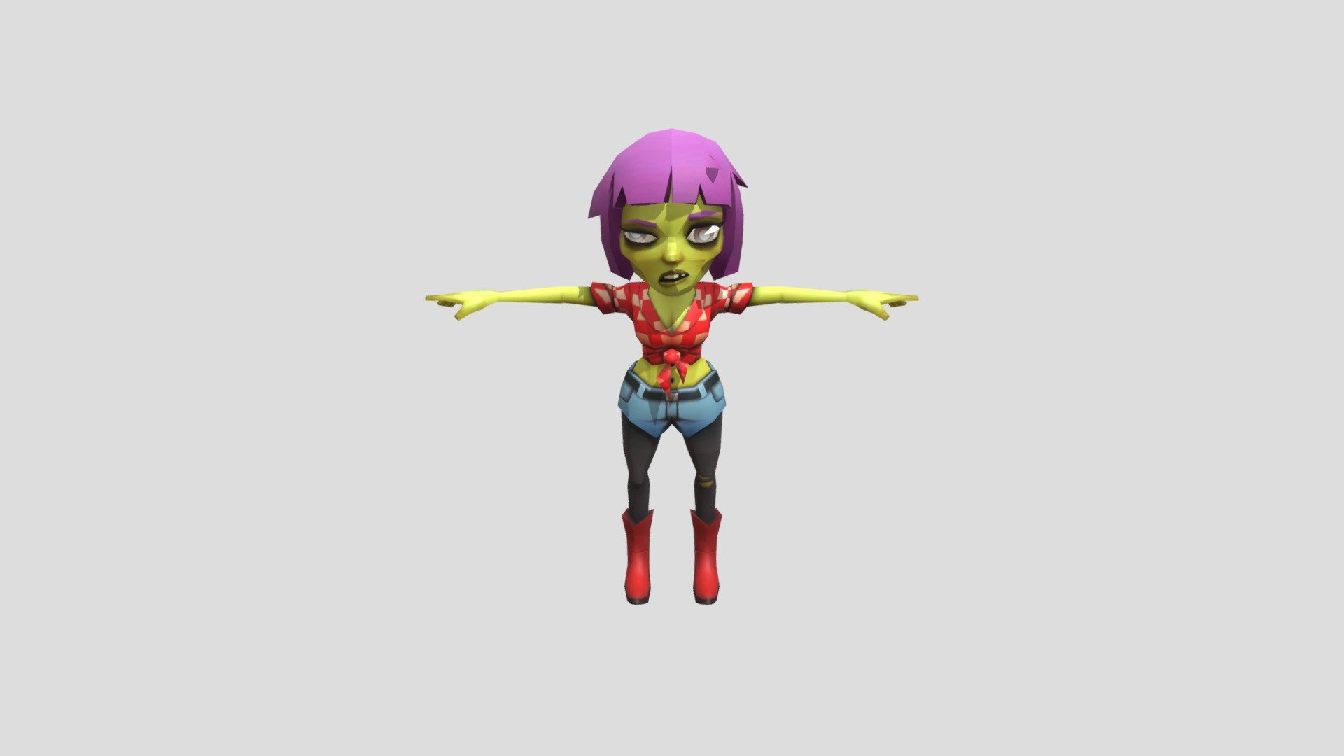 Zoe - Download Free 3D model by Sour Grapes (@kmorganc1) [16b8930 ...