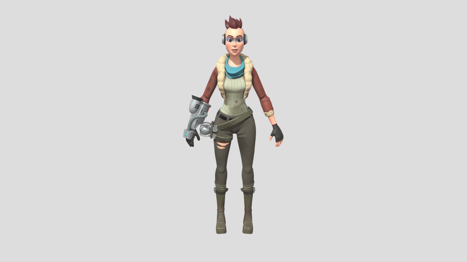 Game ready character - 3D model by Pedro Lobo (@pedrolobo3d) [16b8f3b ...