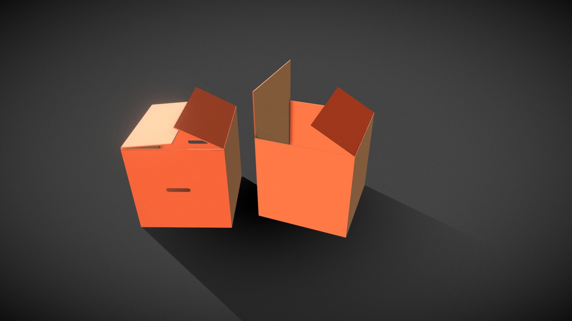 Cajas de cartón - 3D model by Jorge Javaloyes Nicolás (@Slaenar ...
