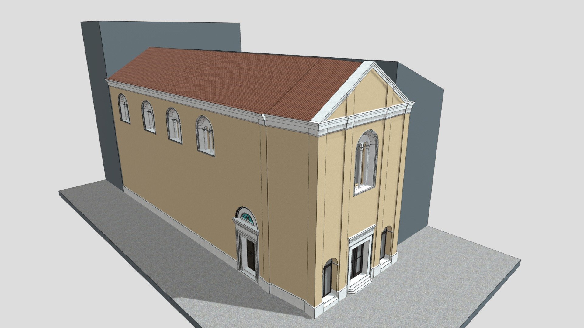 Chiesa di Sant'Antonio, Termoli (CB) - 3D model by GLP.Architecture ...