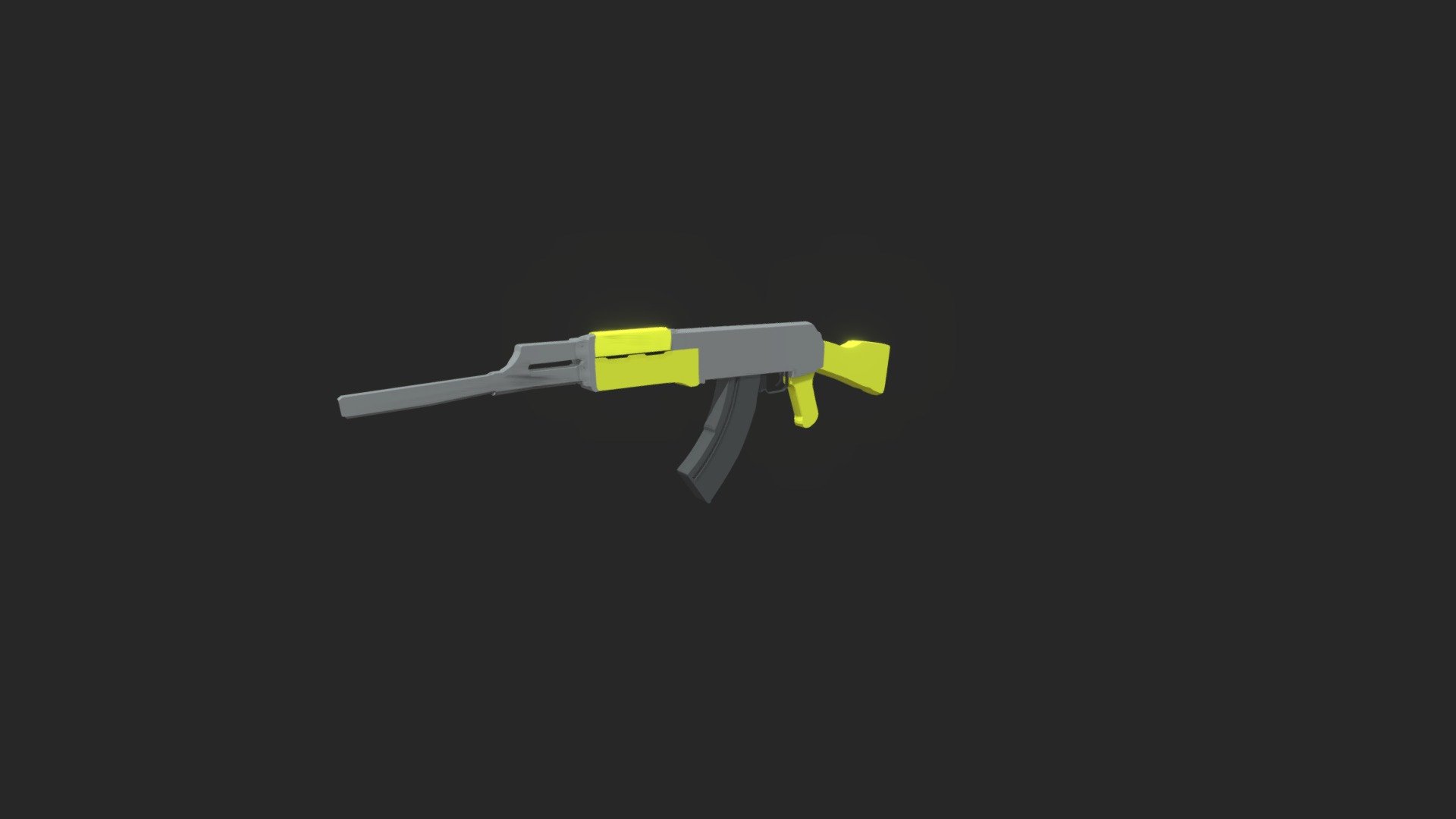 Low-Poly Ak-47 - Download Free 3D model by wh1tee (@wh1teee) [16bb5c8 ...