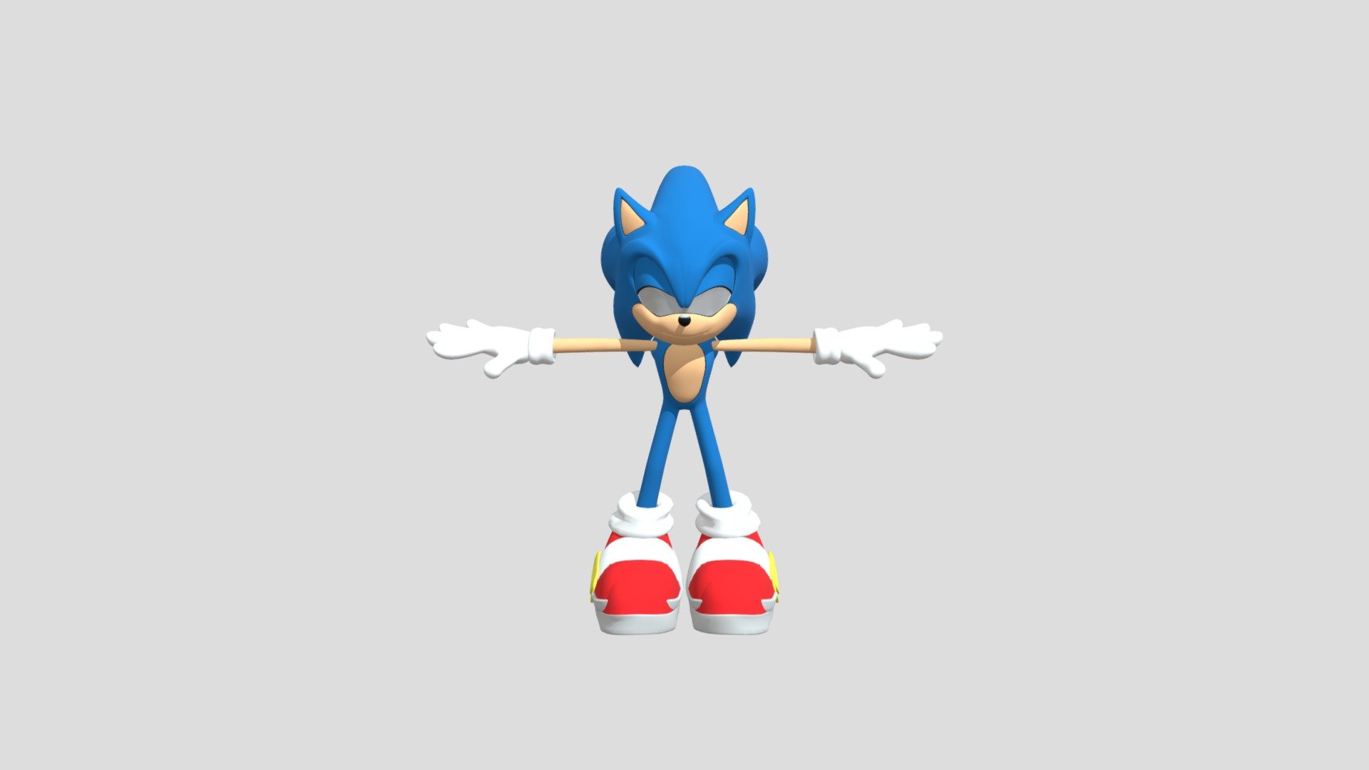 Archie Sonic The Hedgehog - Download Free 3D model by Juliocesar Team 4 ...