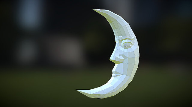 Moon-face 3D models - Sketchfab