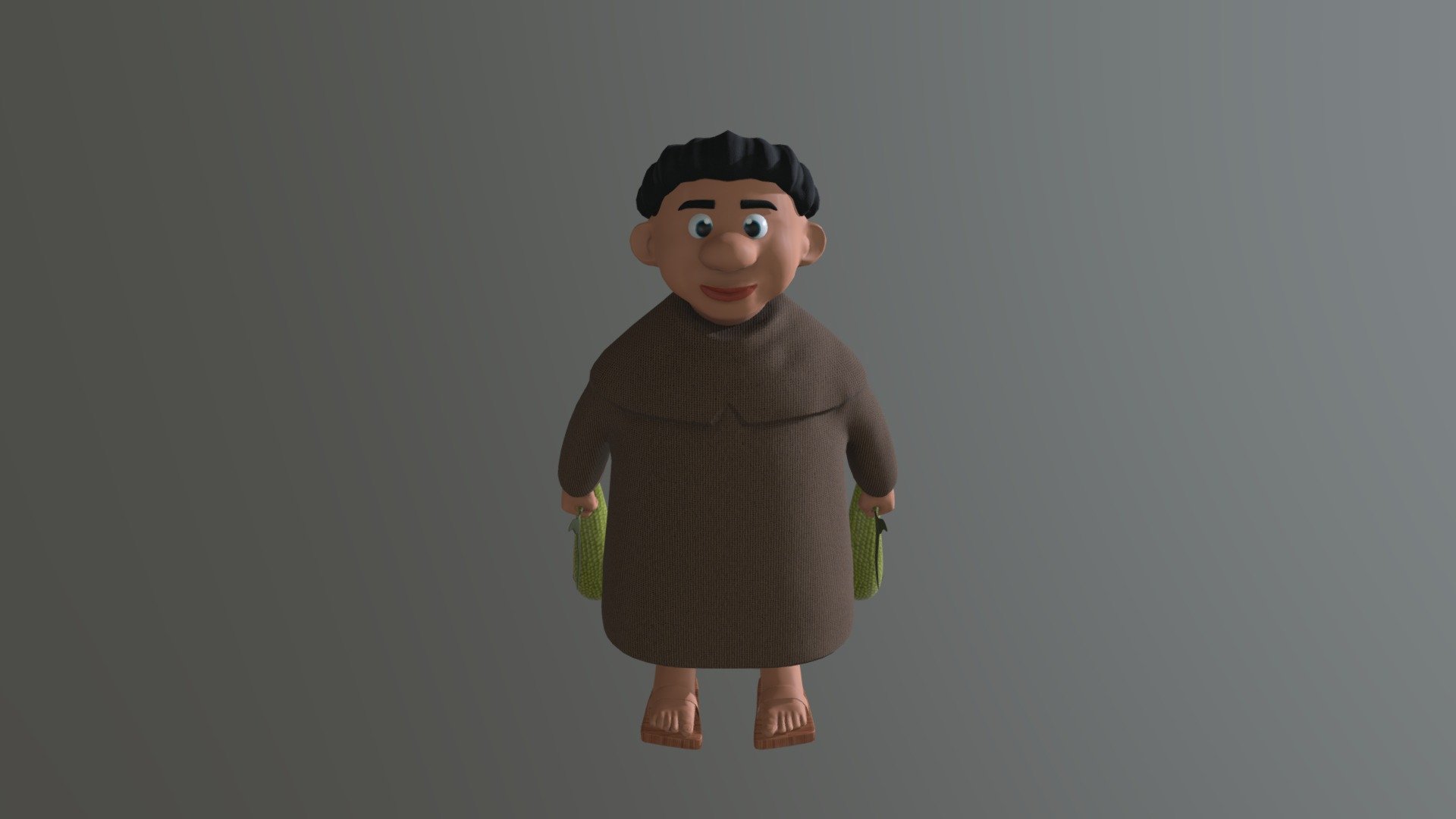 Saint Anthony - 3D model by Bernardo Mónico (@bensdead) [16bdf20 ...