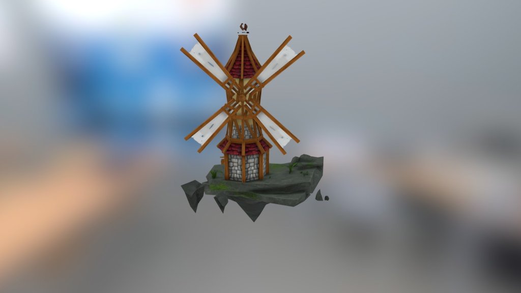 Windmill - 3D model by zoriman [16bf3a8] - Sketchfab