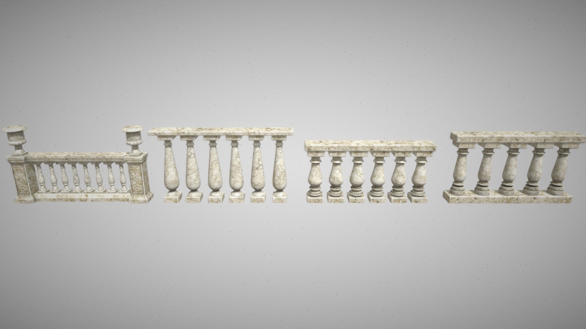Roman-styled Fences - Buy Royalty Free 3D model by Ghan (@genghisghan ...