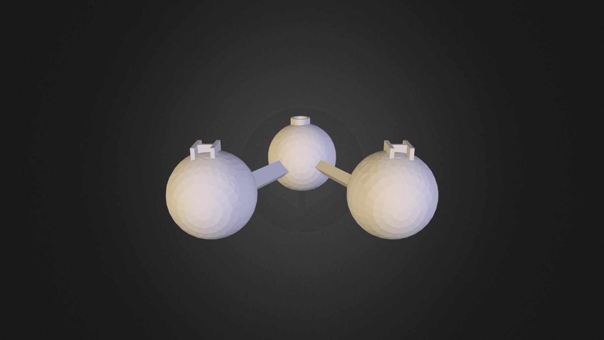 H20 Molecule - 3D model by 3dindustries [16c1def] - Sketchfab