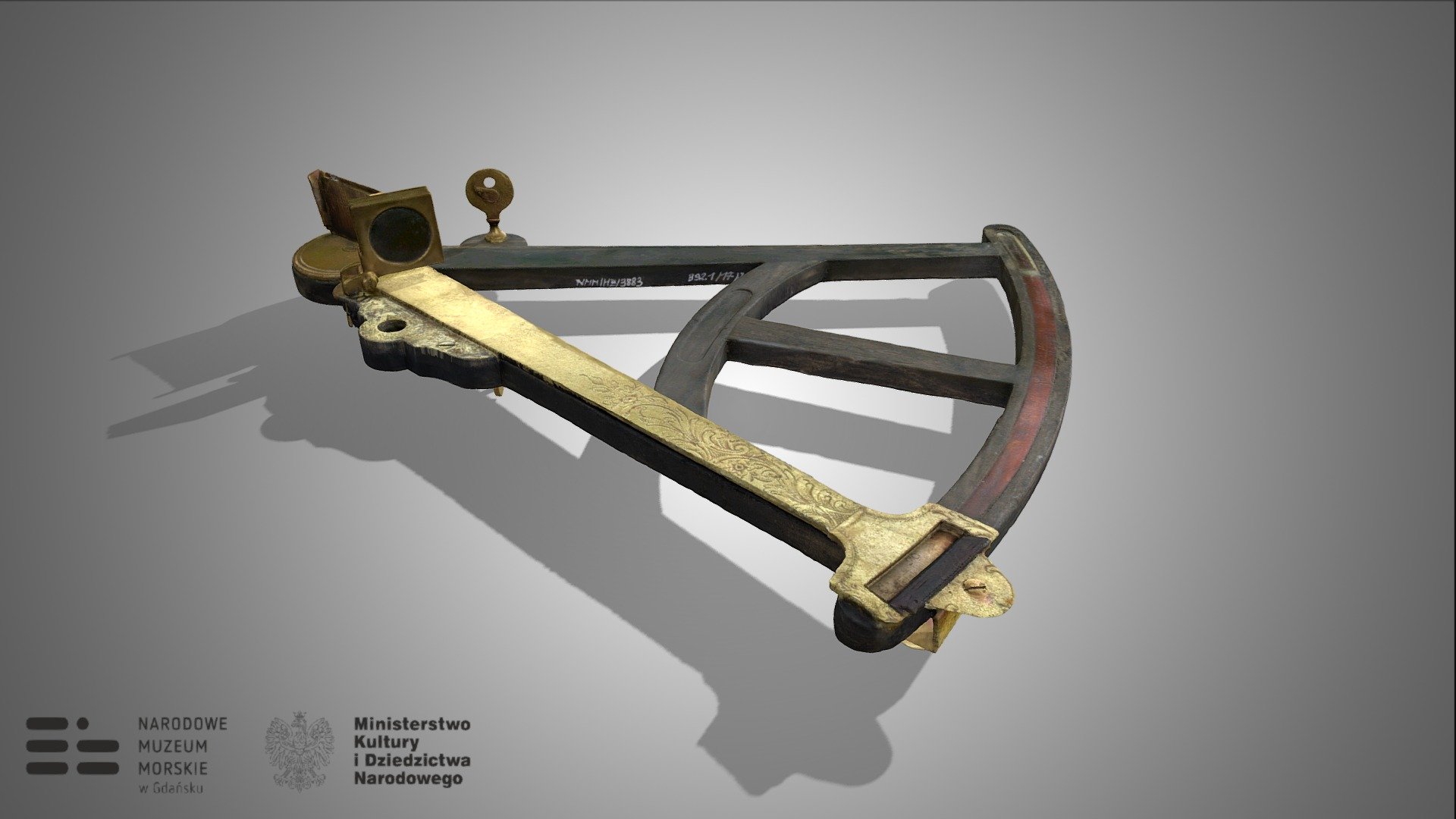 Oktant z wraka B92.1 - 3D model by National Maritime Museum in Gdańsk ...
