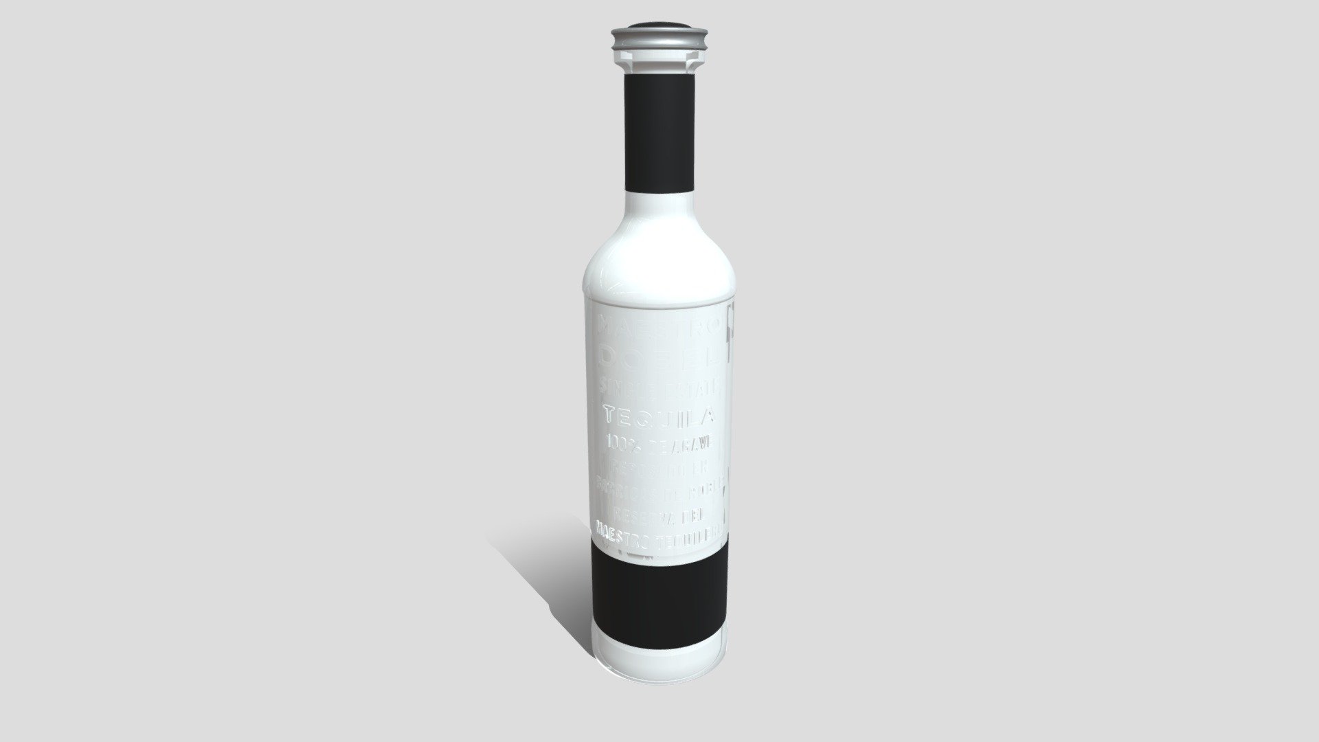 Bouteille Dobel tequila - 3D model by gengoux [16c31dc] - Sketchfab