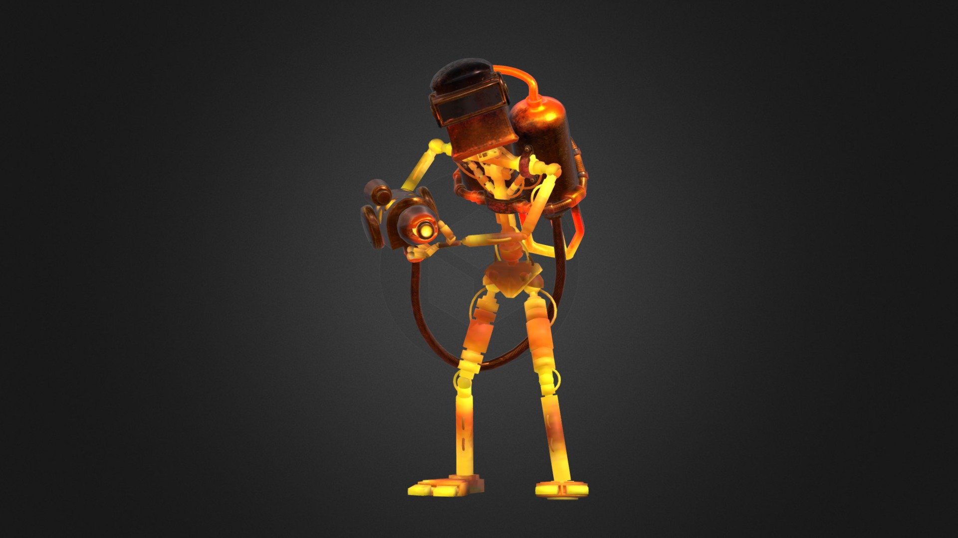 Flamethrower bare endo - Download Free 3D model by Dashr-XD [16c3c00 ...