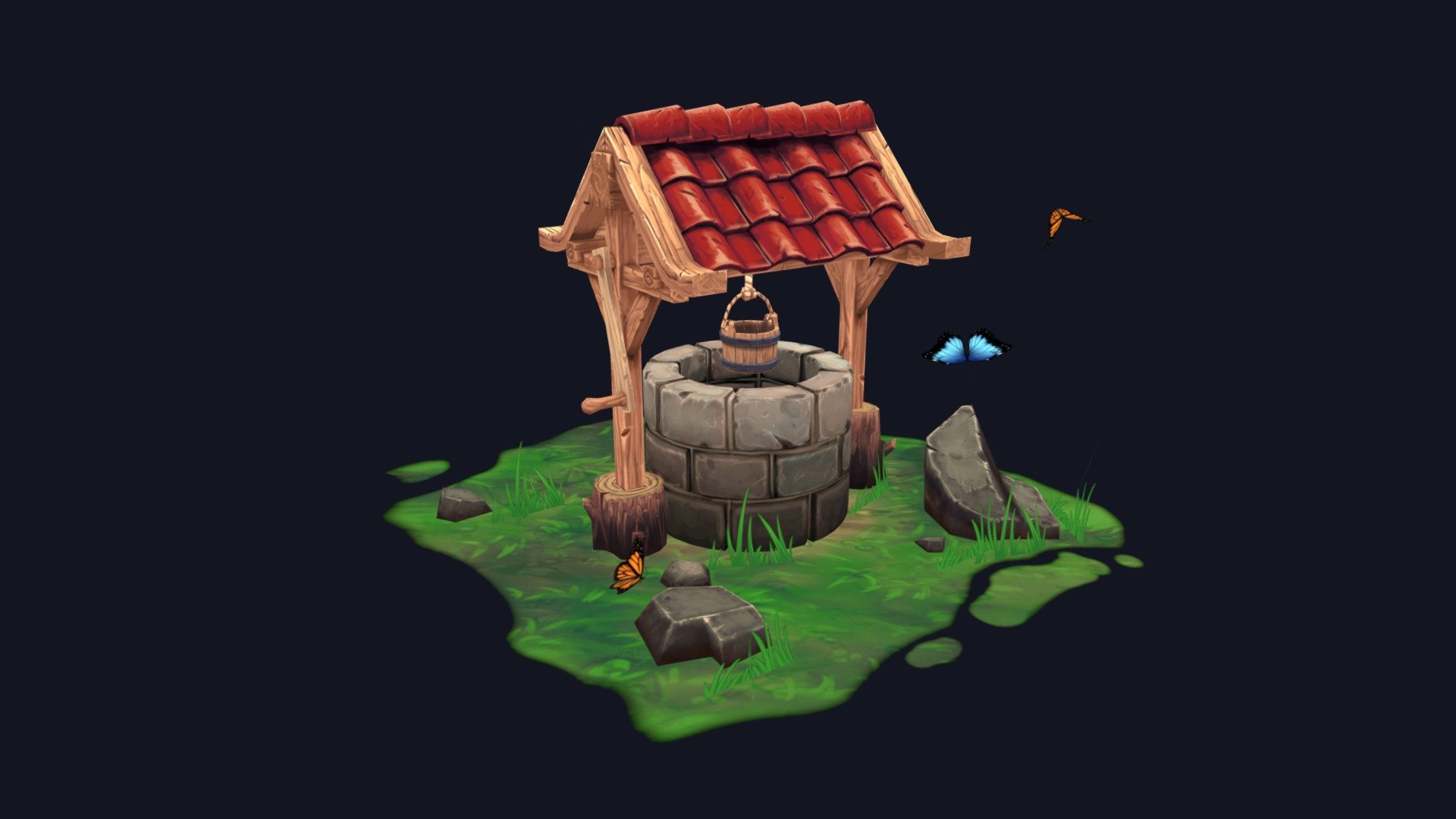 Well - 3D model by HGCD [16c4d05] - Sketchfab