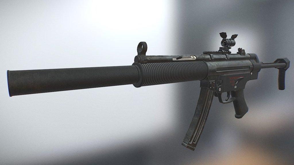 HK MP5 SD6 - 3D model by derickpabalan [16c6ad9] - Sketchfab