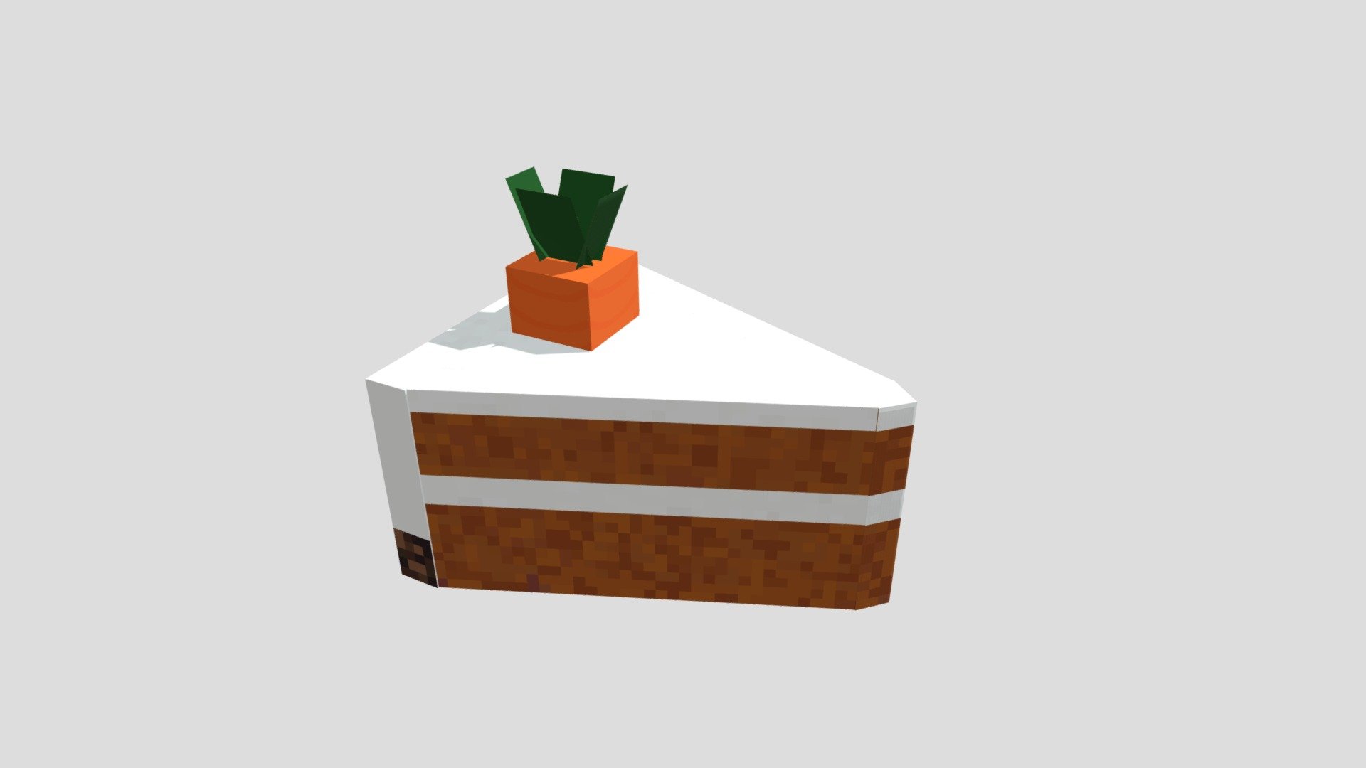 Carrot cake - Download Free 3D model by Psychcreates [16c85ab] - Sketchfab
