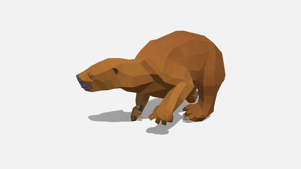 La Brea Tar Pits low poly Ice Age animals - A 3D model collection by ...
