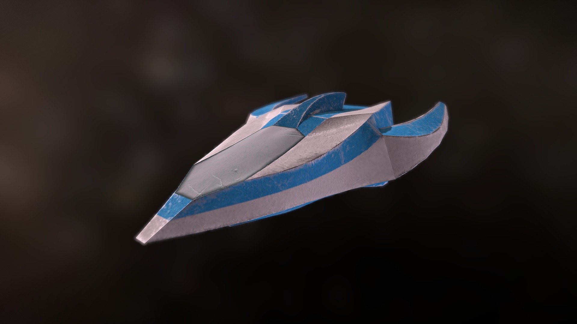 Beat Invadres - Player spaceship - 3D model by brenlli (@brenlli_dev ...