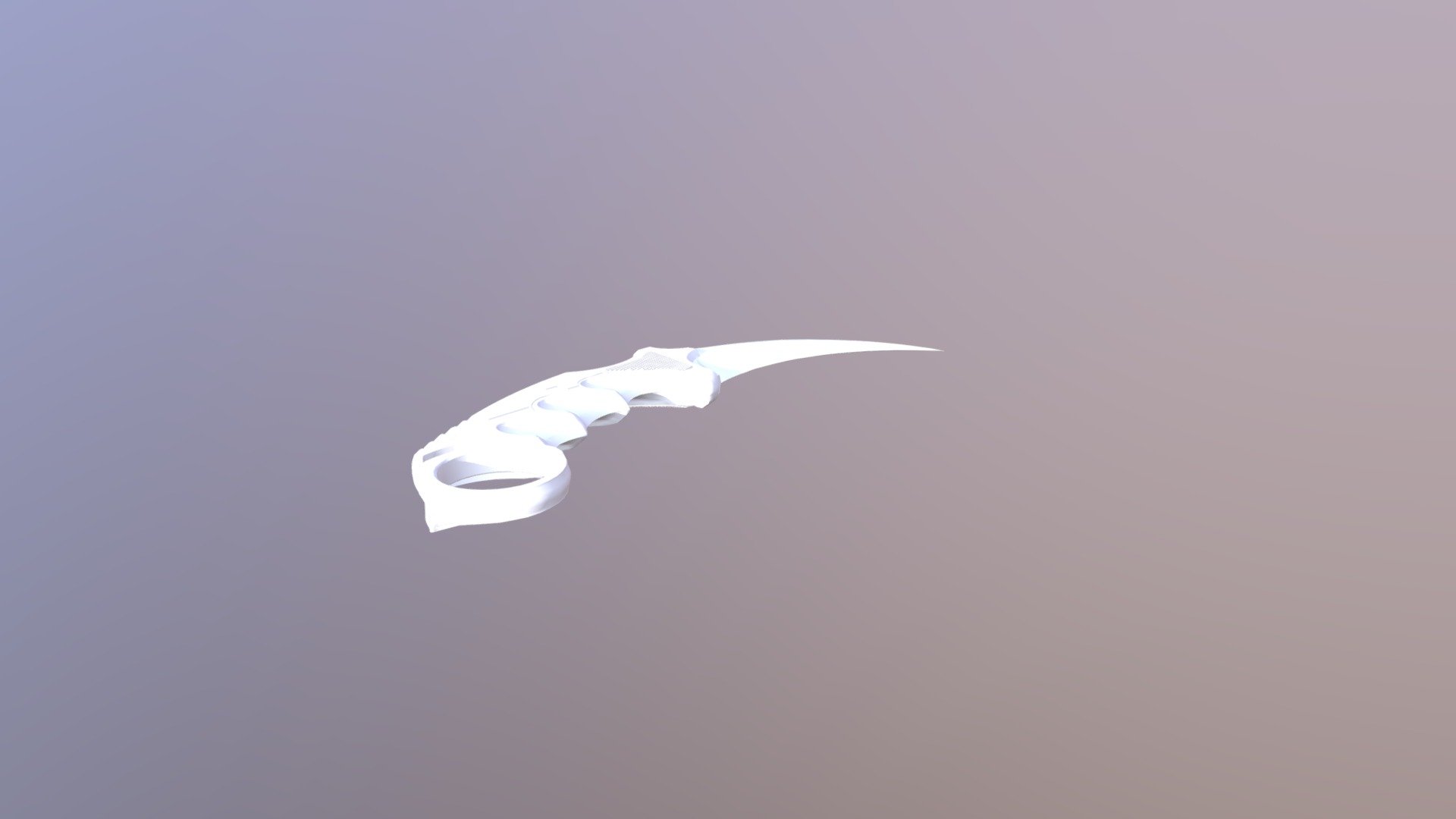 Karambit Knife - CS GO - 3D model by papclass [16ca3a8] - Sketchfab